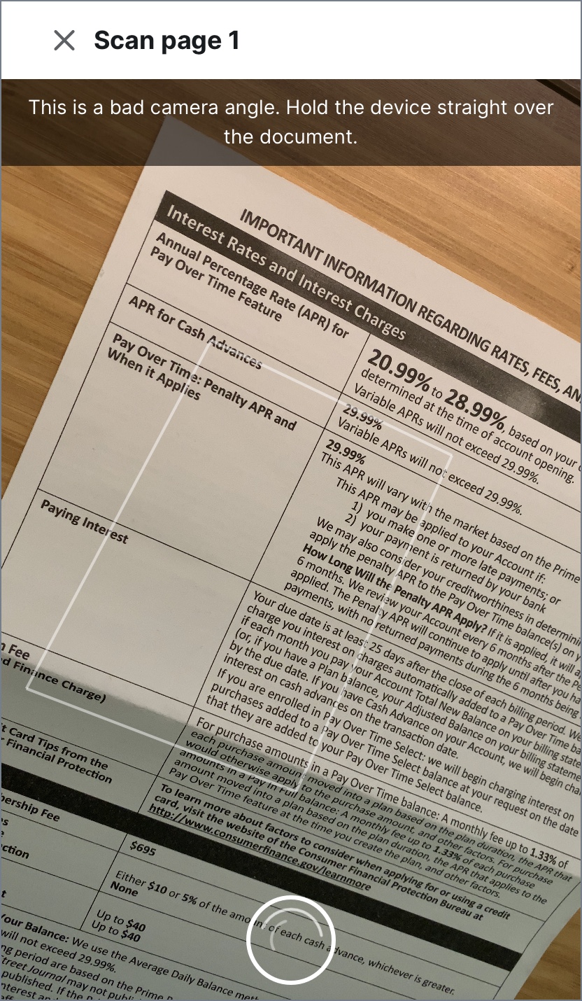 Scan documents using a mobile device – Proof Help Center