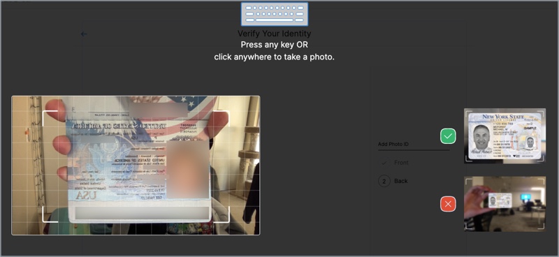 Capture photos of your passport – Proof Help Center
