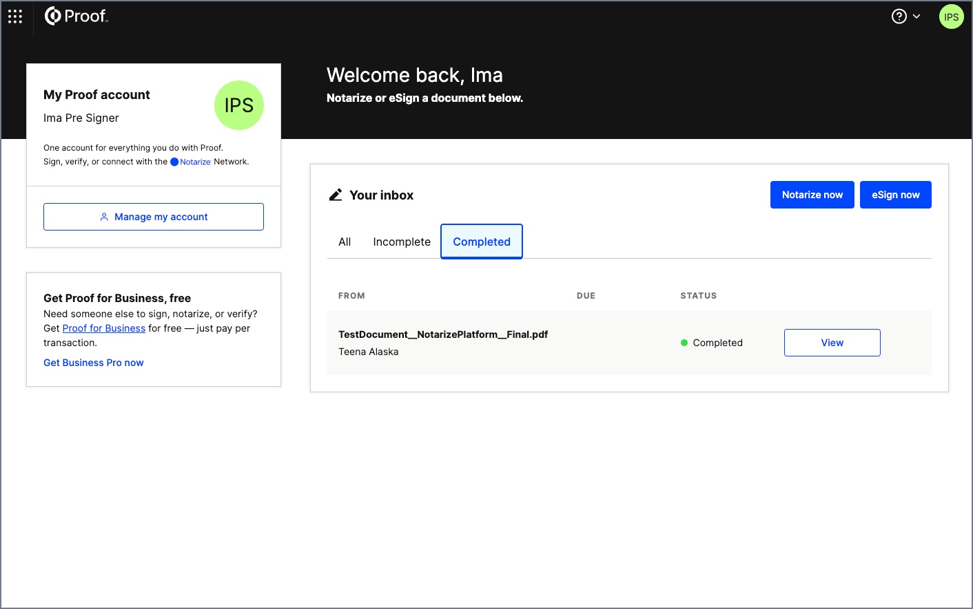 Transaction-level audit trail for a completed transaction – Proof Help ...