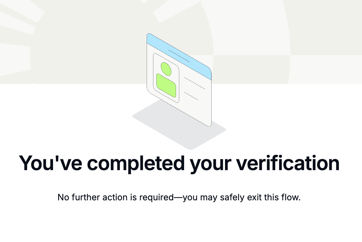 Confirm your identity via an Identify transaction – Proof Help Center