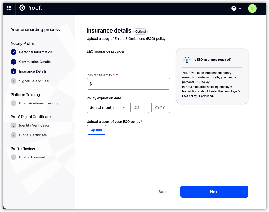 Create an In-House Notary Account – Proof Help Center