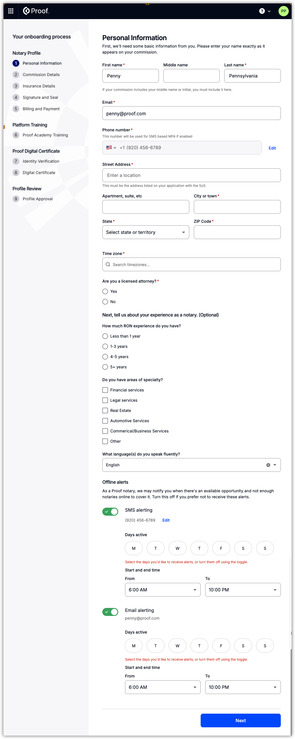 Create an On-Demand Notary Account – Proof Help Center