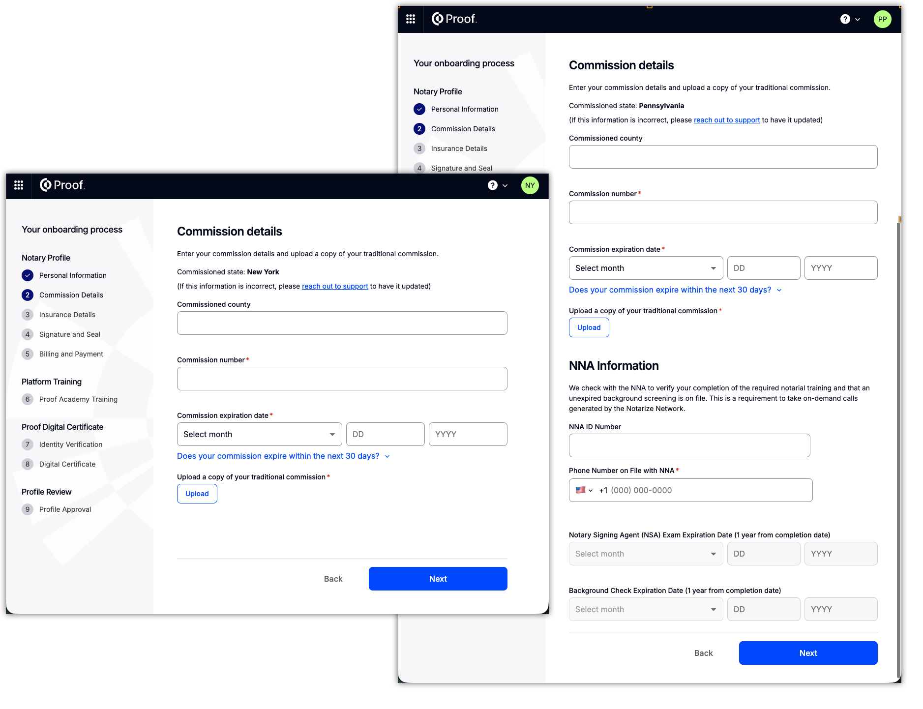 Create a Notary-Sourced Transaction Account – Proof Help Center