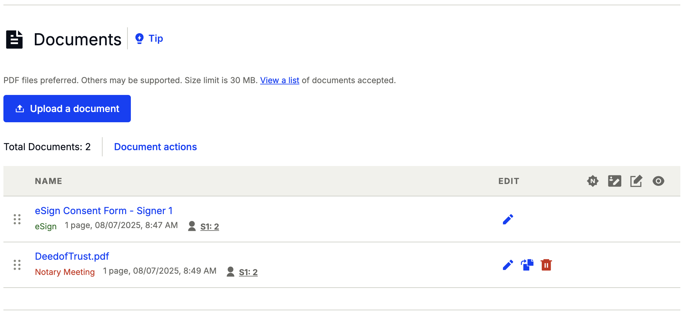 Upload title documents to a Collab closing – Proof Help Center
